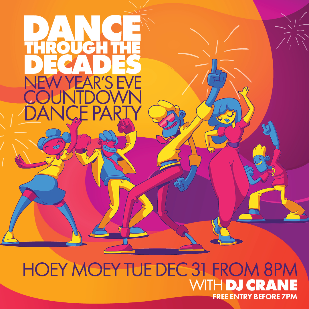 Dance Through the Decades NYE Dance Party! | Hoey Moey